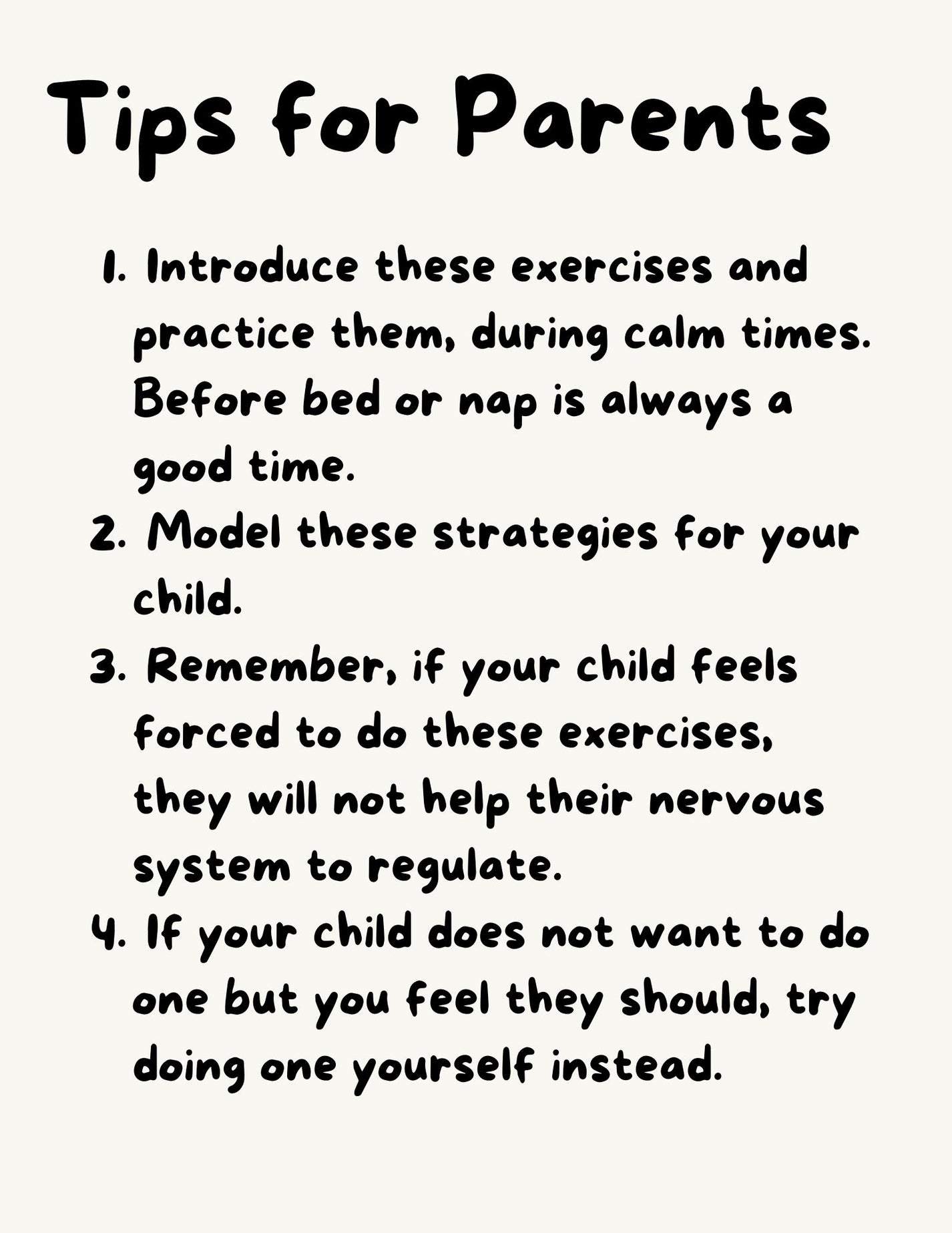 Co-regulation Exercises PDF – Responsive Parenting Inspirations